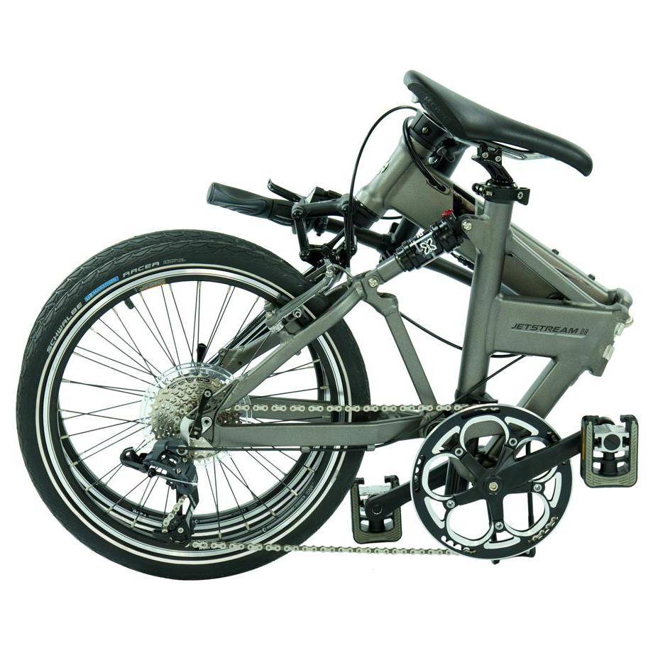 Vélo pliant Dahon Jetstream noir avec suspensions avant arrière